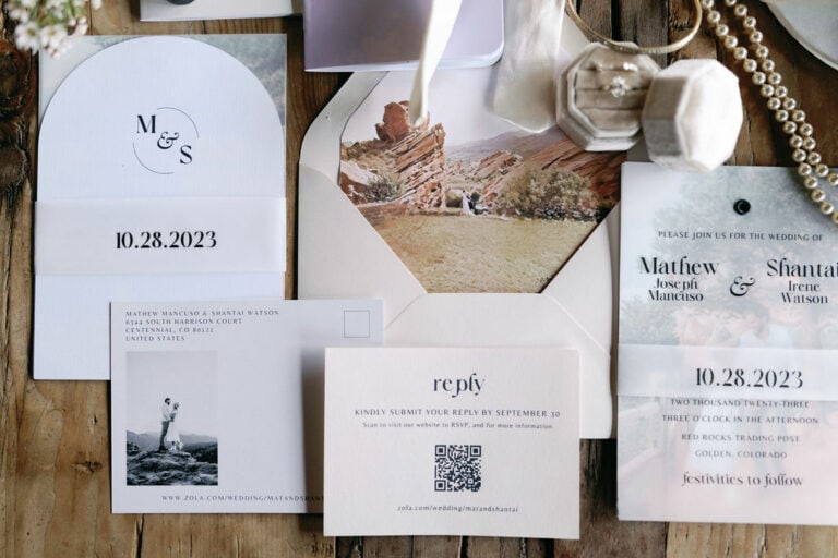 The Rose Golden Wedding with Red Rocks Ceremony - Cara Eliz Photo